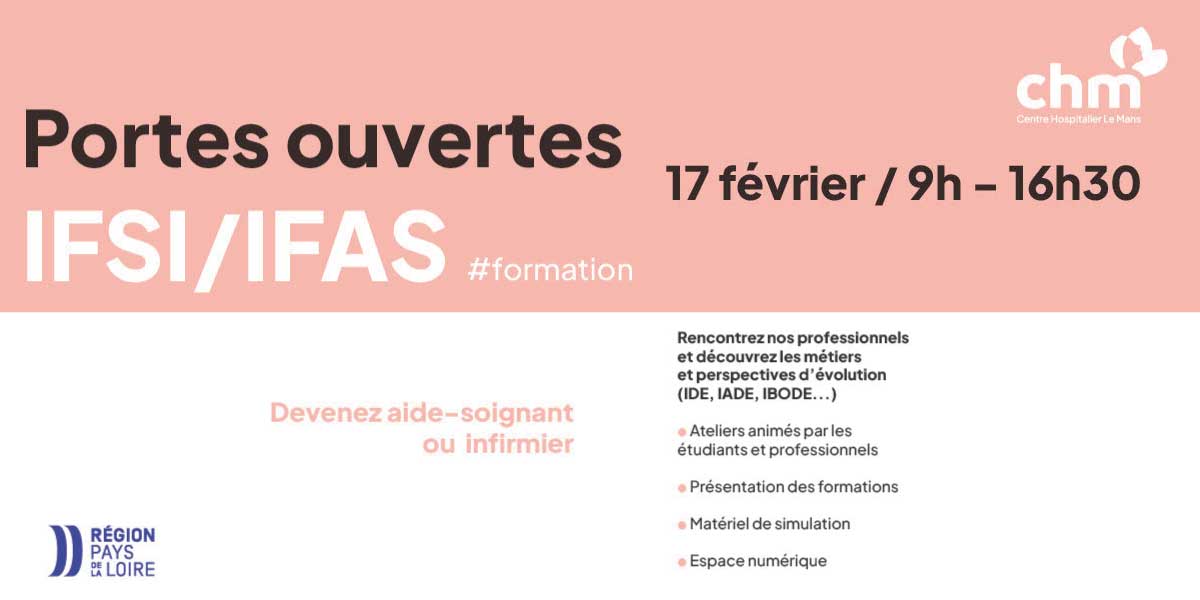 [ Portes ouvertes ] IFSI / IFAS du Centre Hospitalier du Mans | STAFFSANTÉ